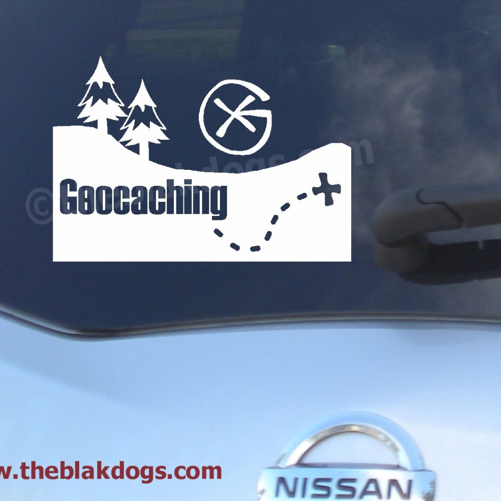 Geocaching sticker, Vinyl Sticker, Car Decal | Blakdogs Vinyl Designs