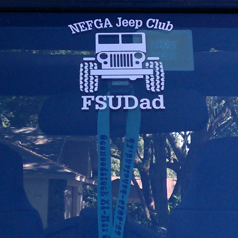 Customized Jeep sticker, 4 x 4 Sticker, Vinyl Sticker, Car Decal ...